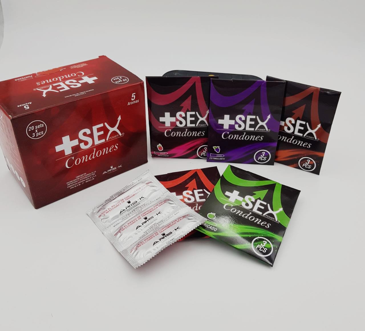CONDON +SEX CAJA ROJA X3 X20 SETS – importadora MBD